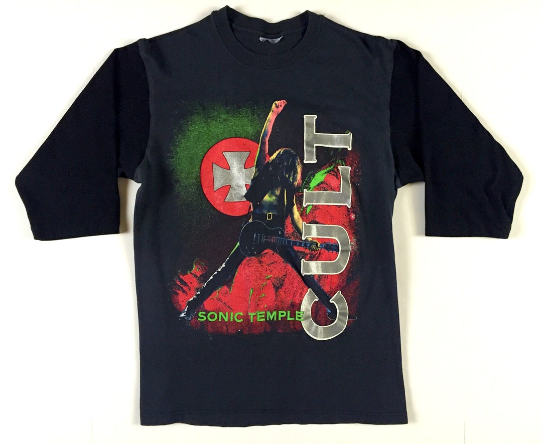 Vintage 80s THE CULT Sonic Temple 1989 Tour Concert Jersey Shirt - Etsy