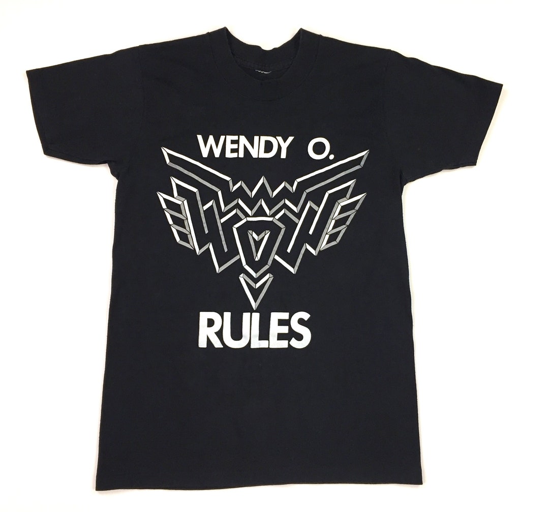 Vintage 80s WENDY O Williams 1984 WOW Rules I Love Sex and Rock and ...