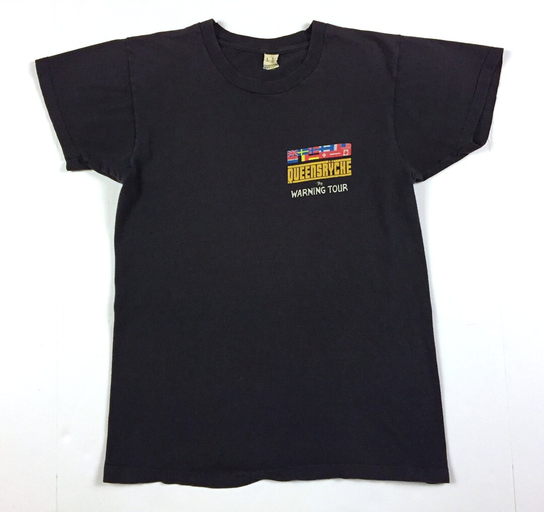 Vintage 80s QUEENSRYCHE the Warning 1984 Concert Shirt International ...