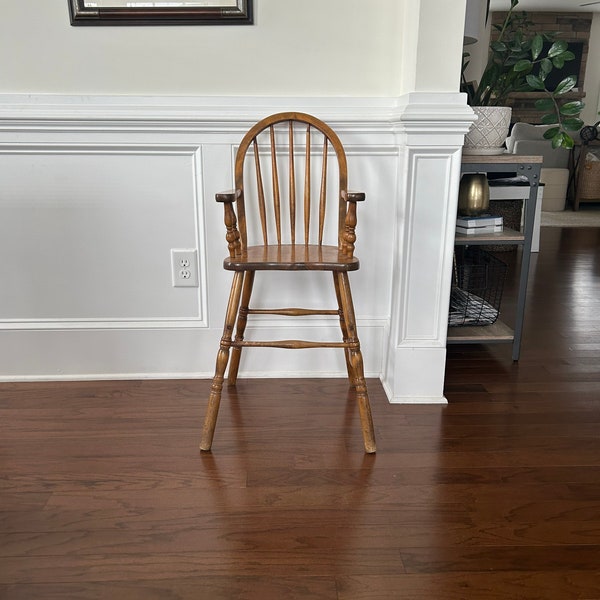 Wood High Chair - Etsy