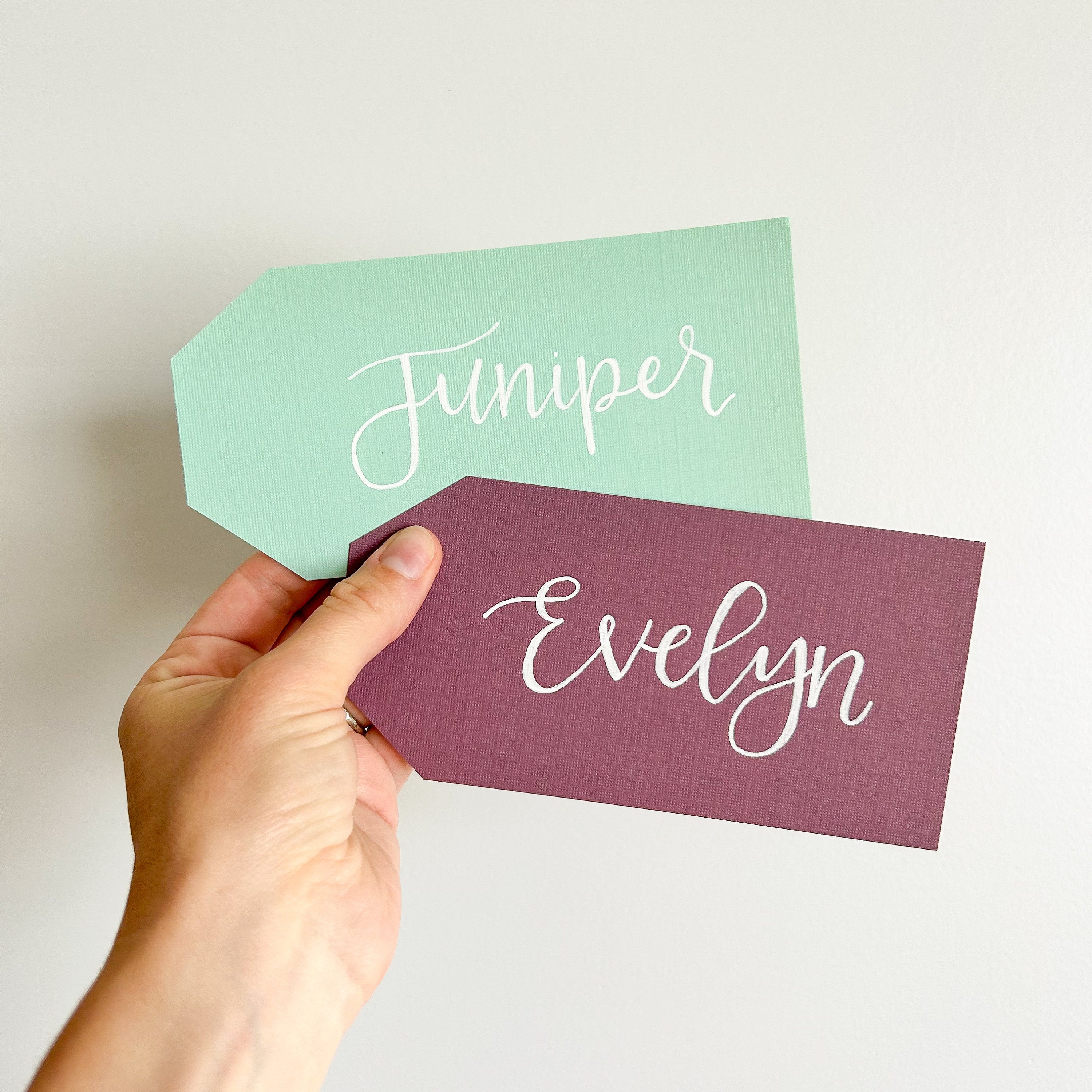 Personalized Calligraphy Gift Tags Bridesmaid Gift Tags Painted Gift ...