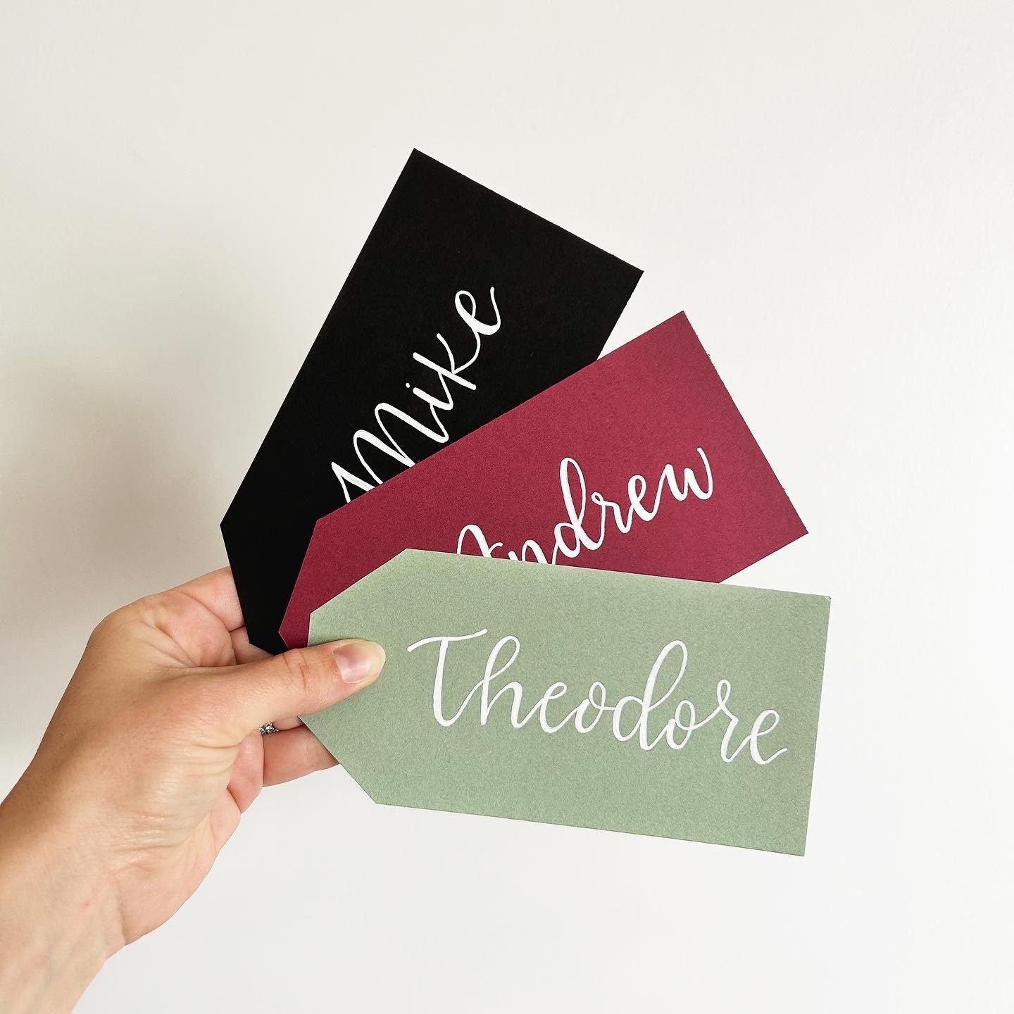 Personalized Calligraphy Gift Tags Bridesmaid Gift Tags Painted Gift ...