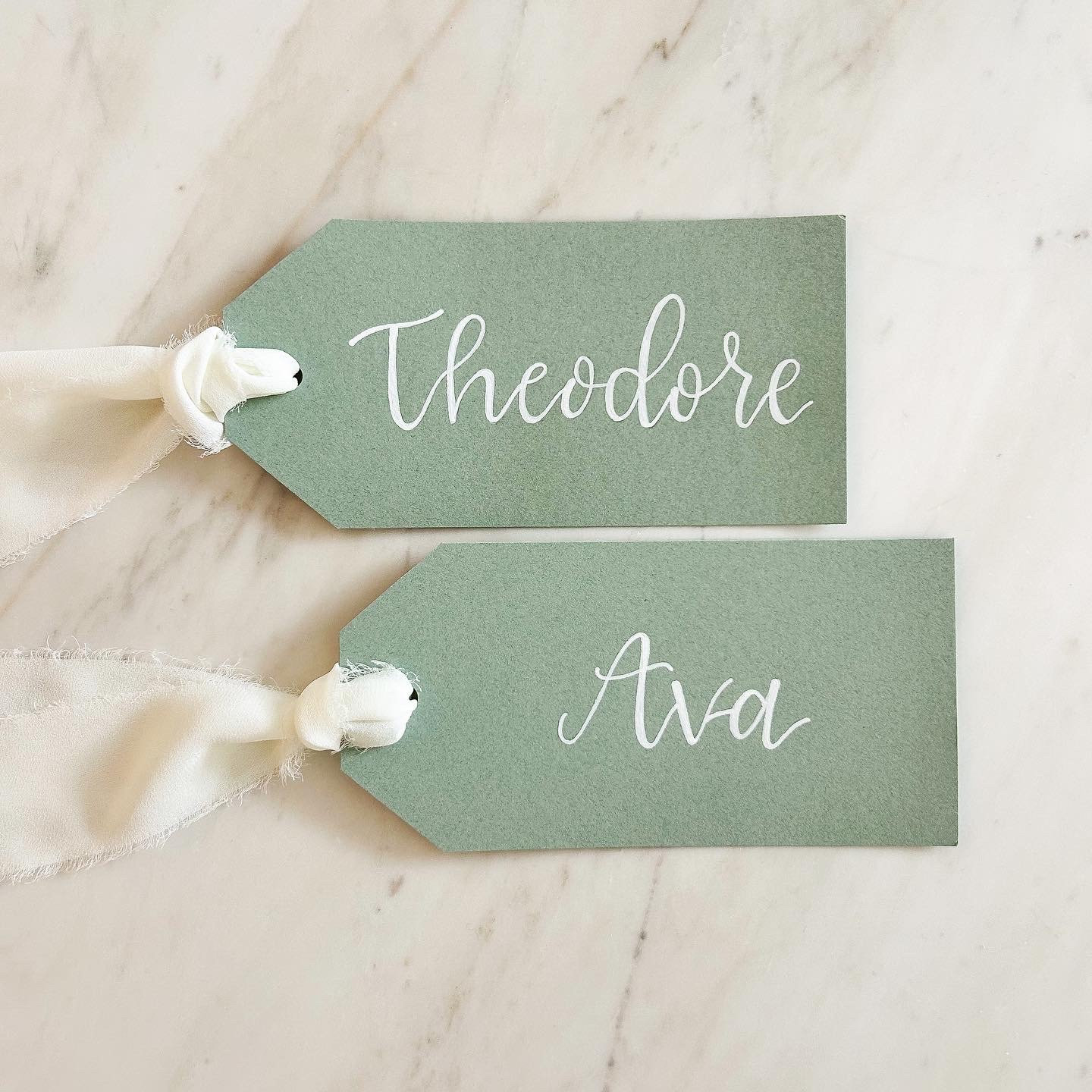 Personalized Calligraphy Gift Tags Bridesmaid Gift Tags Painted Gift ...