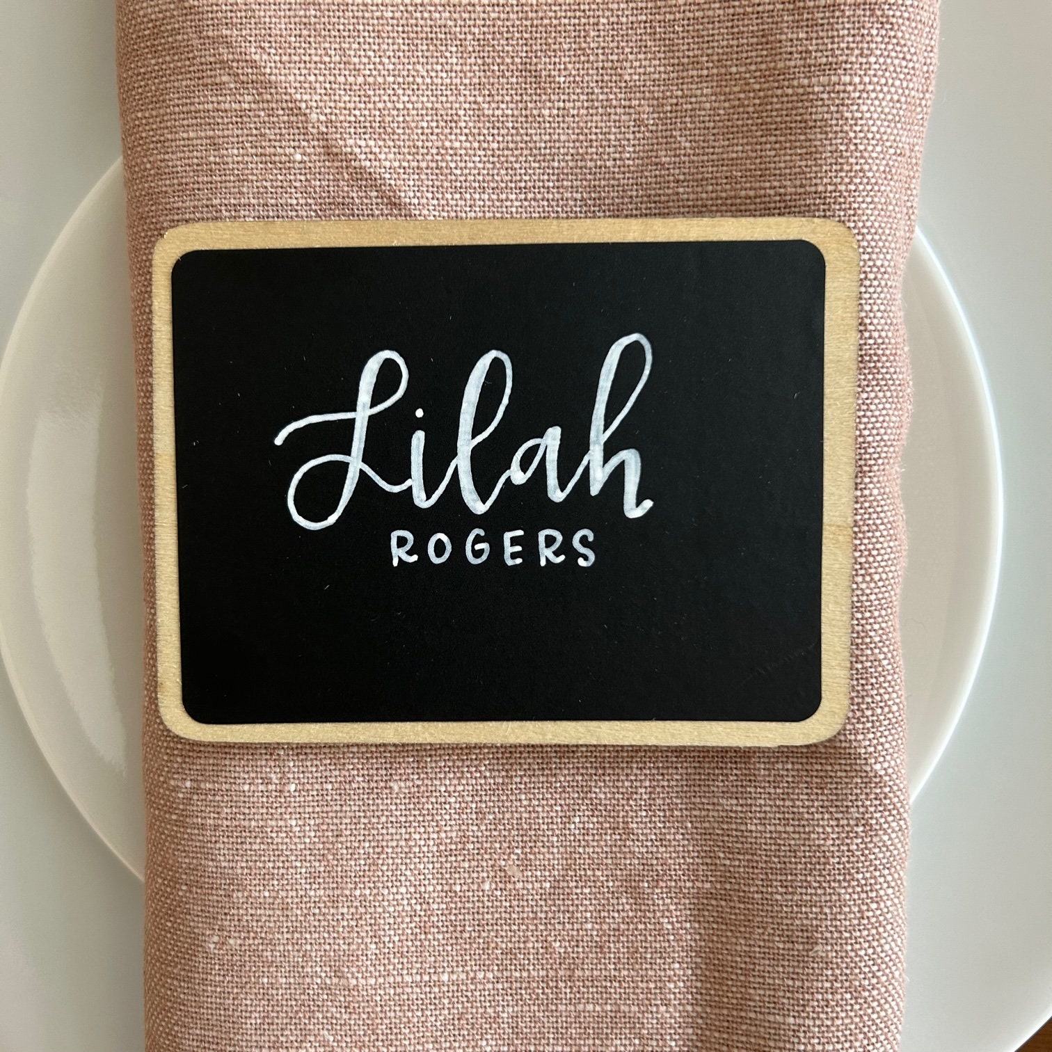 Chalkboard Place Cards | Mini-chalkboard Signs | Custom Name Plates - Etsy