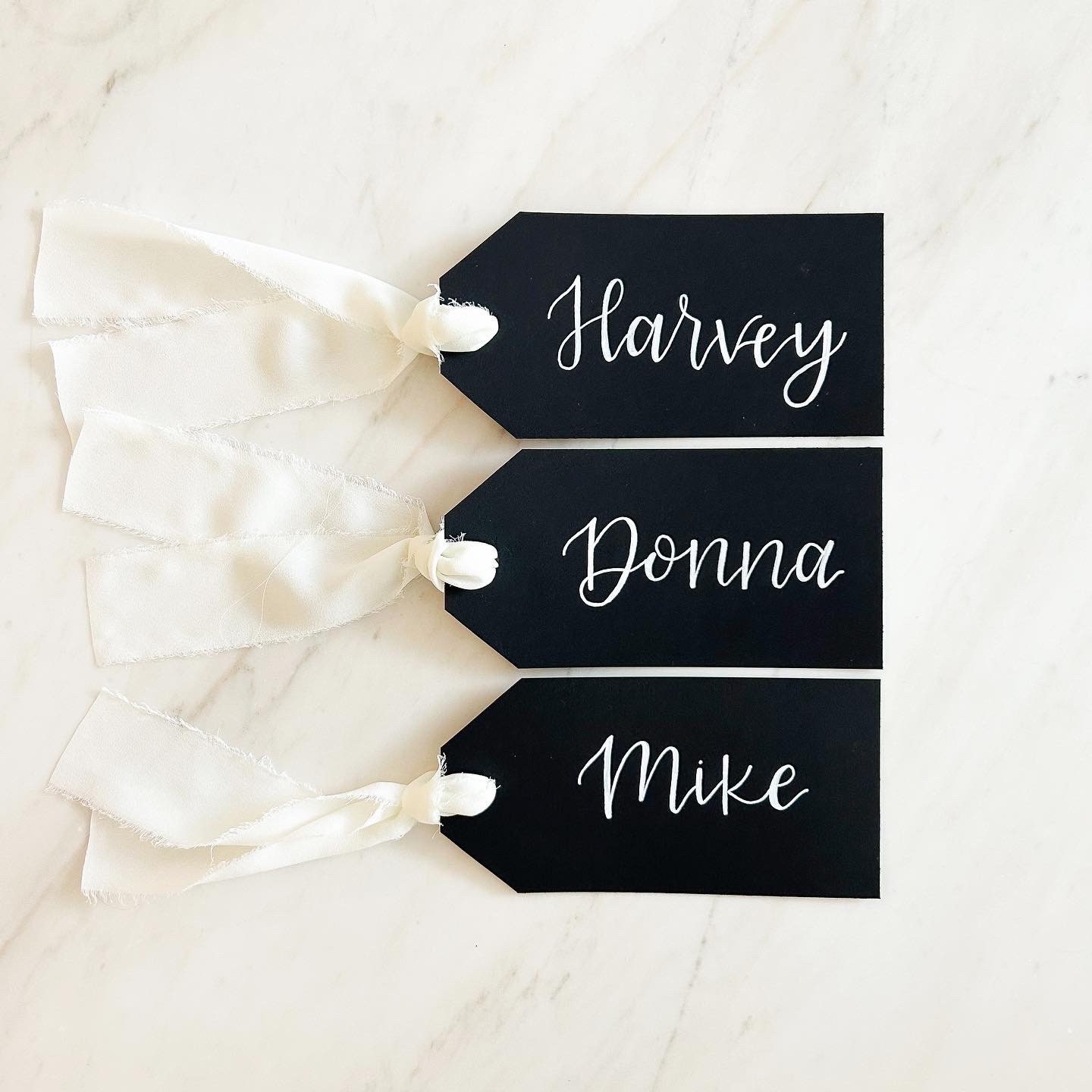 Personalized Calligraphy Gift Tags Bridesmaid Gift Tags Painted Gift ...