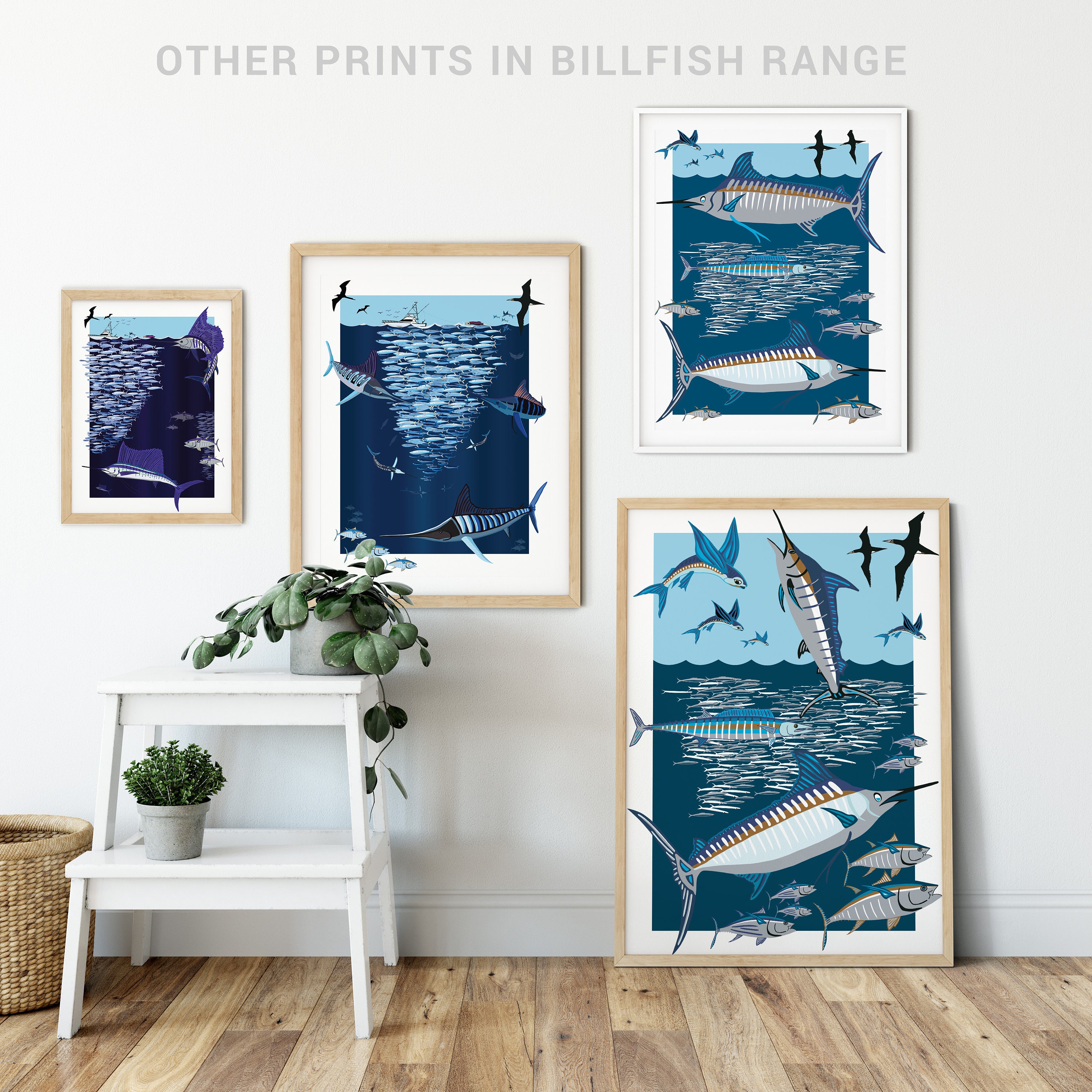 Sailfish Billfish Graphic Art Giclee Print - Etsy
