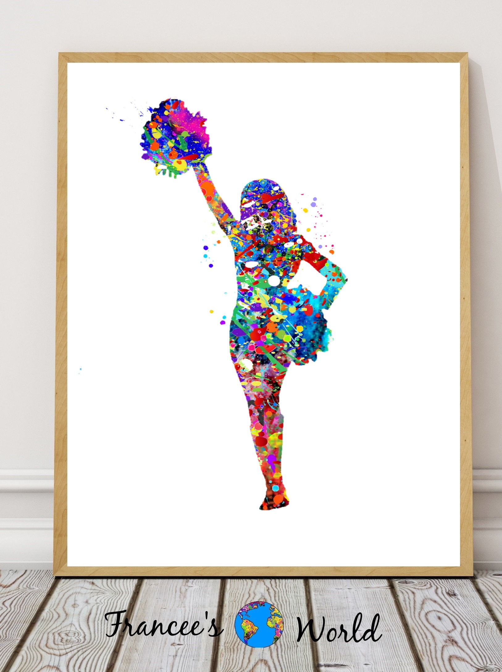 Cheerleader Poster Cheerleader Print Cheerleader - Etsy