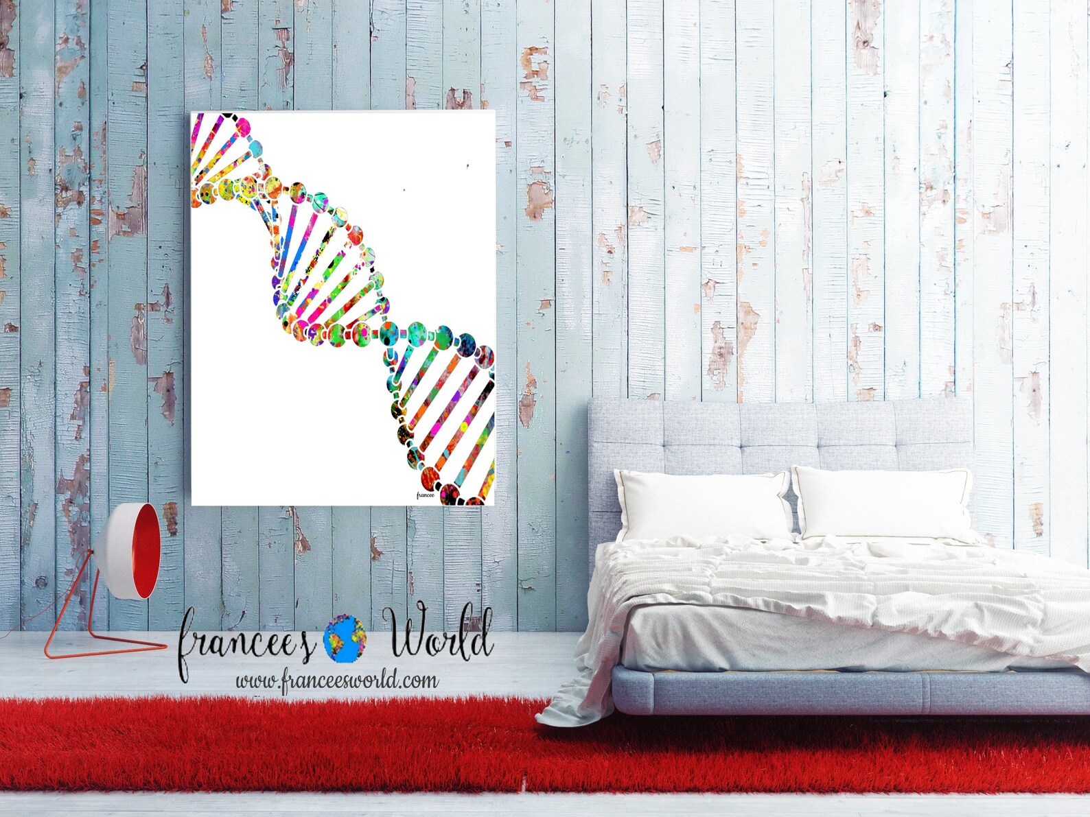 DNA Watercolor Art Print Dna Molecule Medical Wall Art Nurse - Etsy