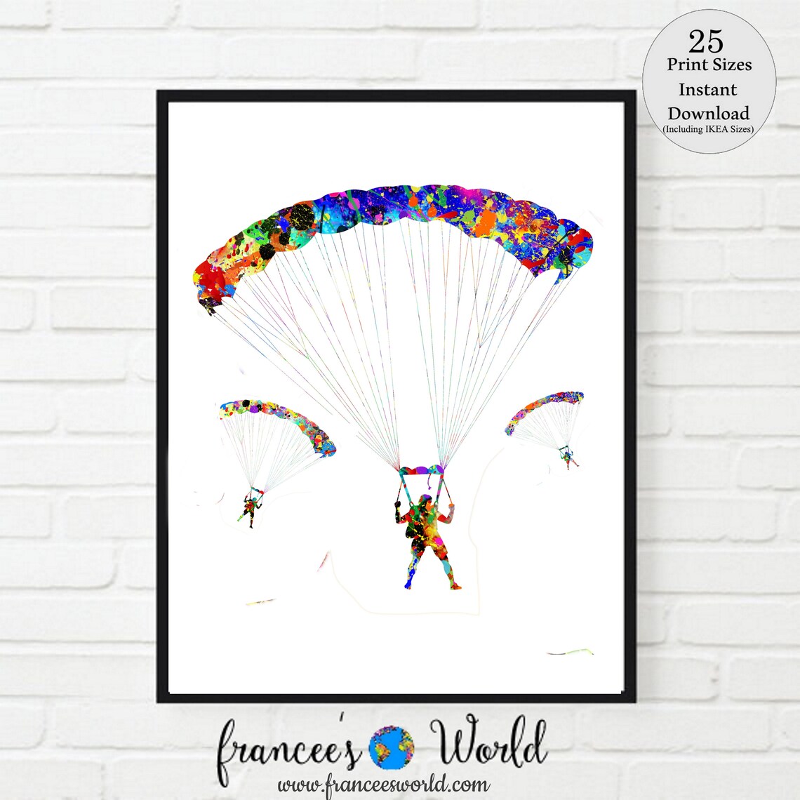 Parachute Print Parachute Art Parachute PRINTABLE Sport - Etsy