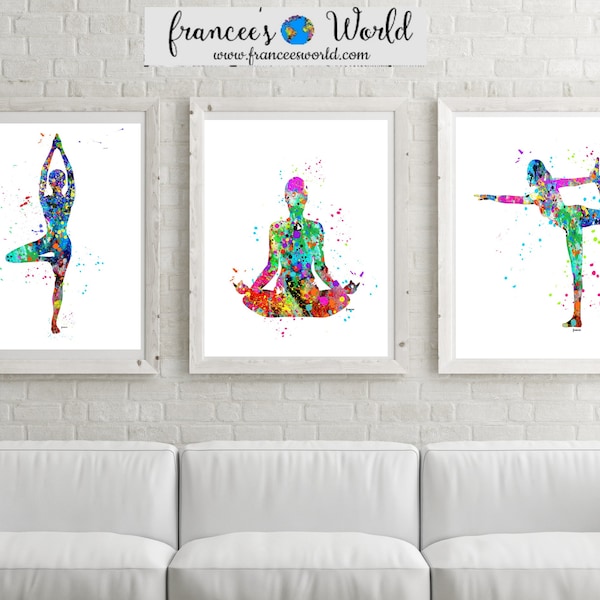 Yoga Studio Art - Etsy