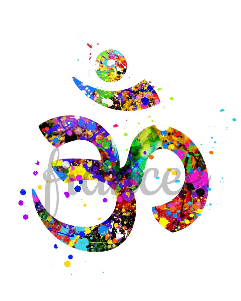 Yoga Watercolor Print Set Yoga Yoga Gift Ohm Print - Etsy