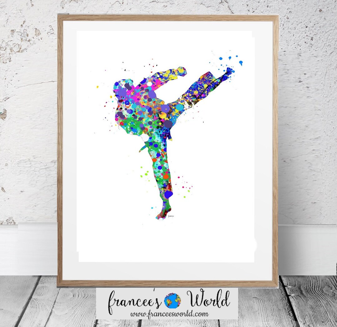 Karate Gift for Boy, Karate PRINTABLE, Boy Teen Gift, Karate Dorm Art ...