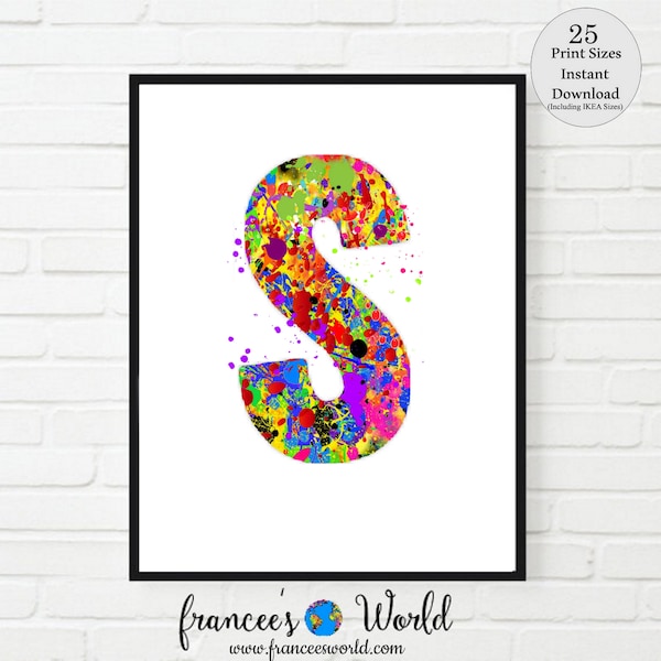 Letter S Wall Decor - Etsy