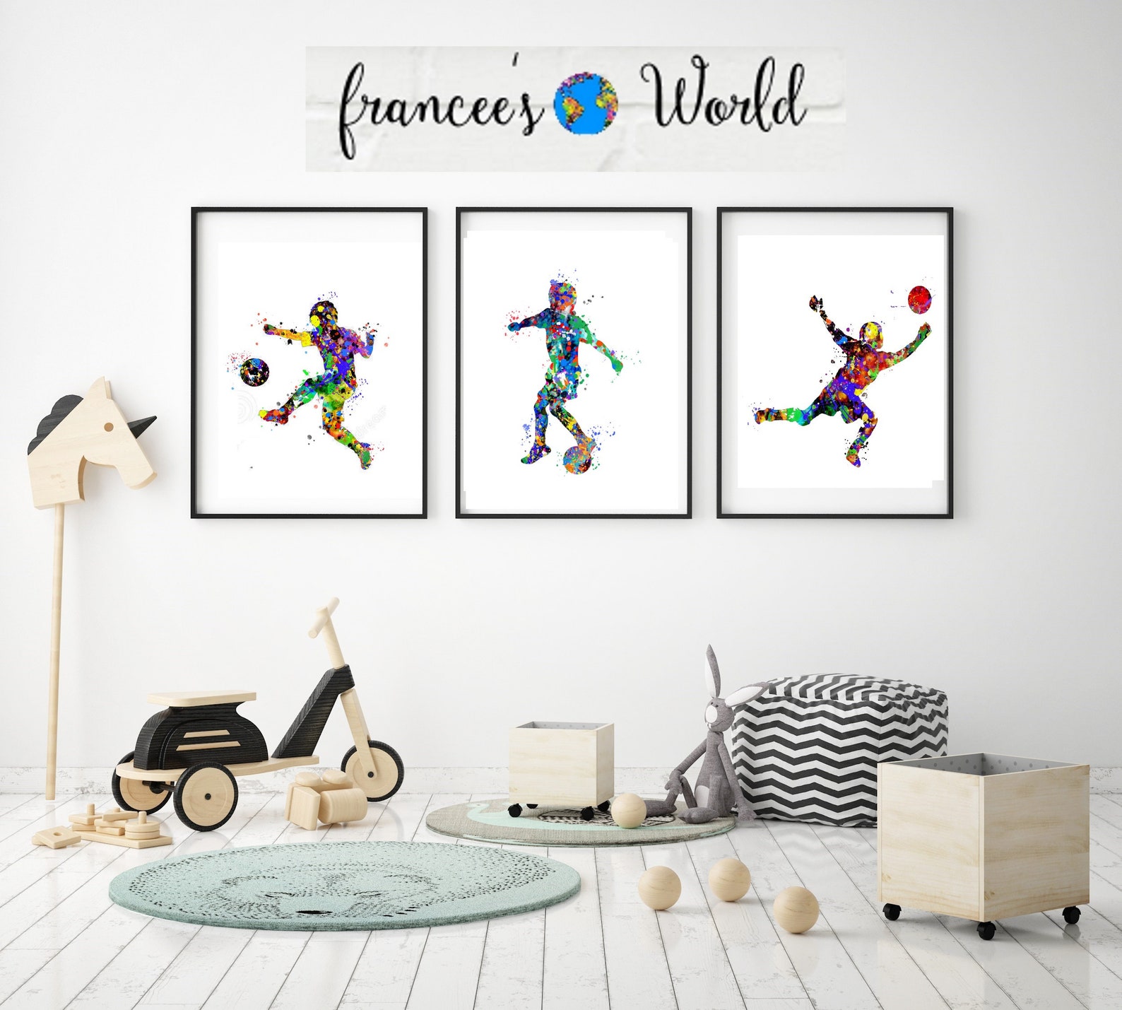 Soccer Gift Soccer Print Boy Soccer Poster Boy Soccer - Etsy