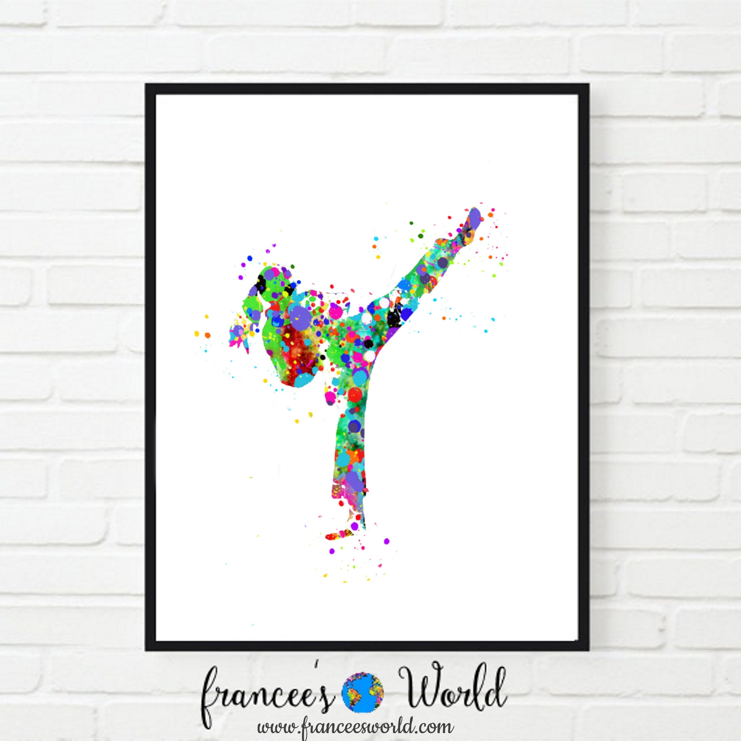 Karate Gift for Girlkarate PRINTABLE Karate Print Girl | Etsy