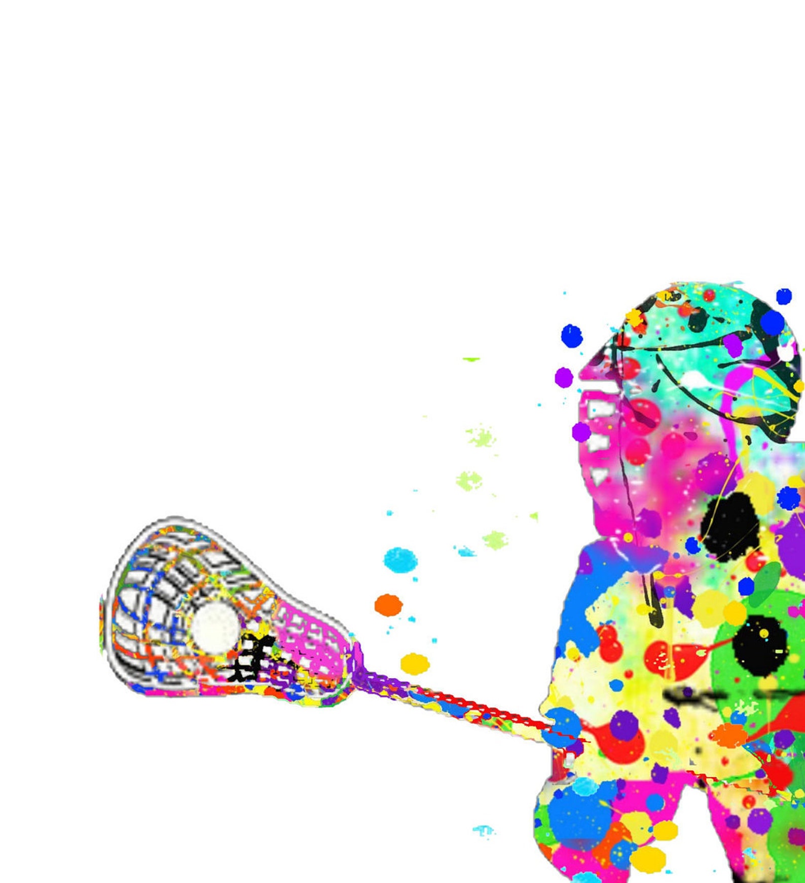Lacrosse Print Girl Lacrosse Print Lacrosse Giftprintable - Etsy