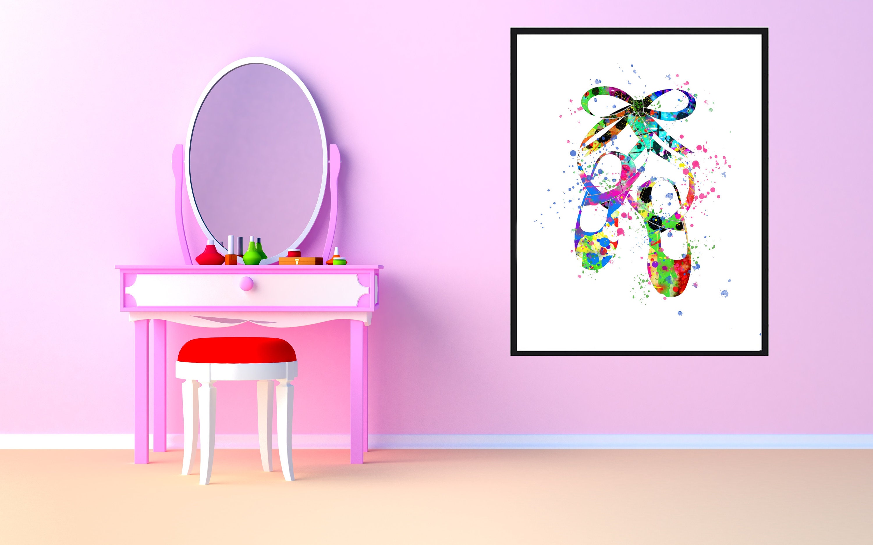 Ballet Shoes Ballerina Print Ballet Print Ballerina Party | Etsy