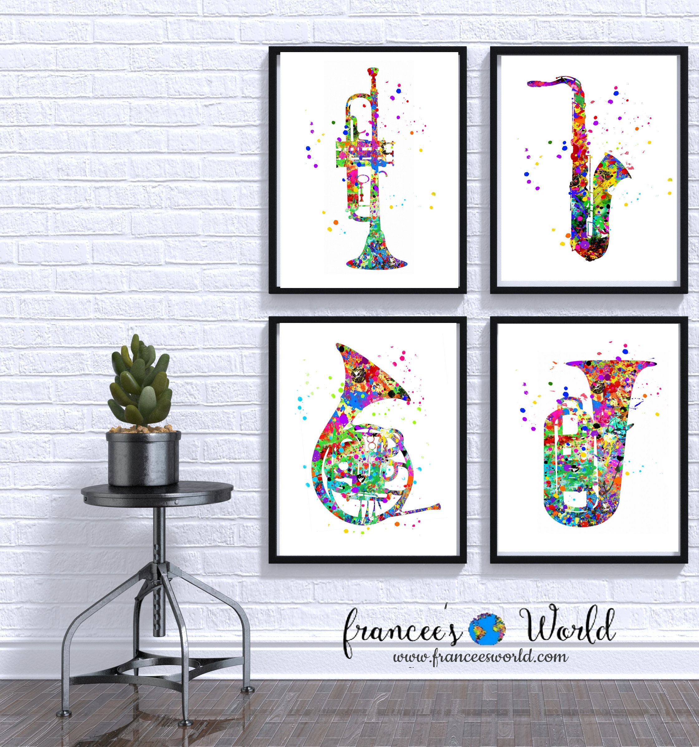 Tuba Print Musical Instrument Tuba Poster Music Wall Decor | Etsy