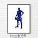 Basketball Art, Boy Blue Basketball Poster, Set of 3 Basketball ...
