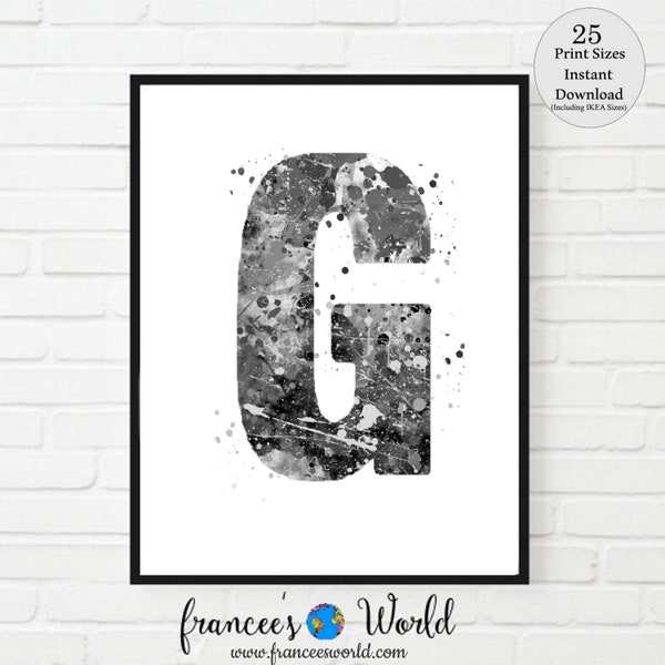 G Monogram - Etsy