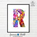 Letter R Wall Decor, Letter R Print, Letter R Art, PRINTABLE, Letter R ...