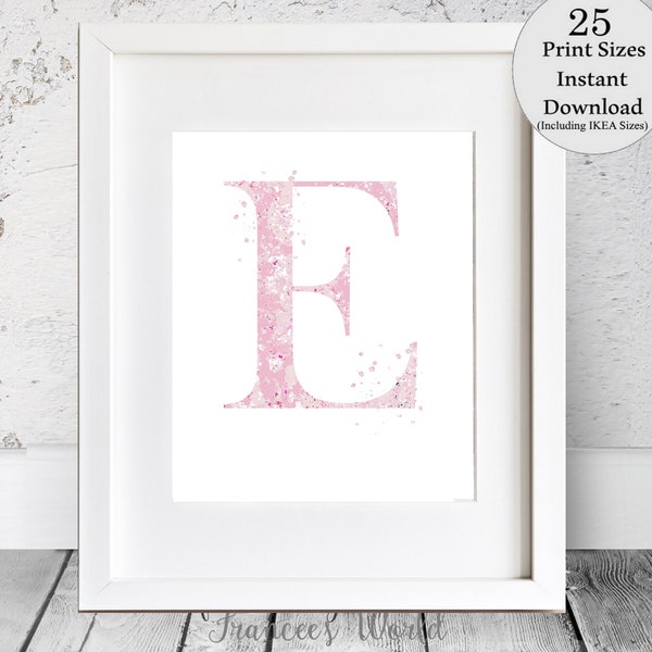 Letter E Wall Art - Etsy