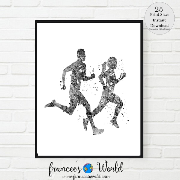 Running Art - Etsy