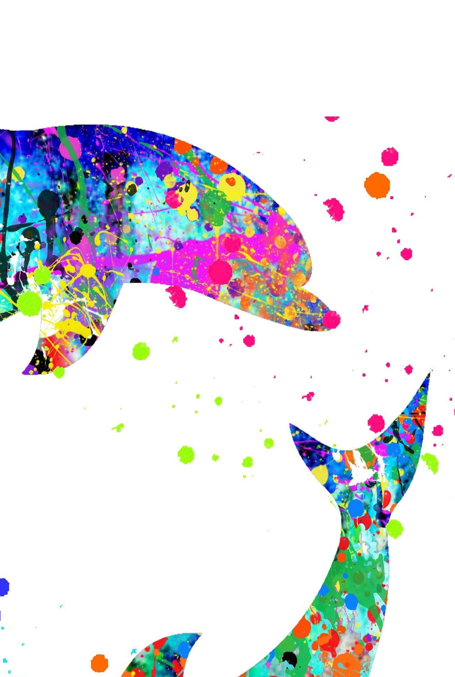 Dolphin Print Dolphins PRINTABLE Dolphin Love Dolphin Art - Etsy