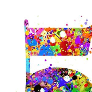 Number Five PRINT, Number 5 Art, Number Art, Kid's Room Art, PRINTABLE ...