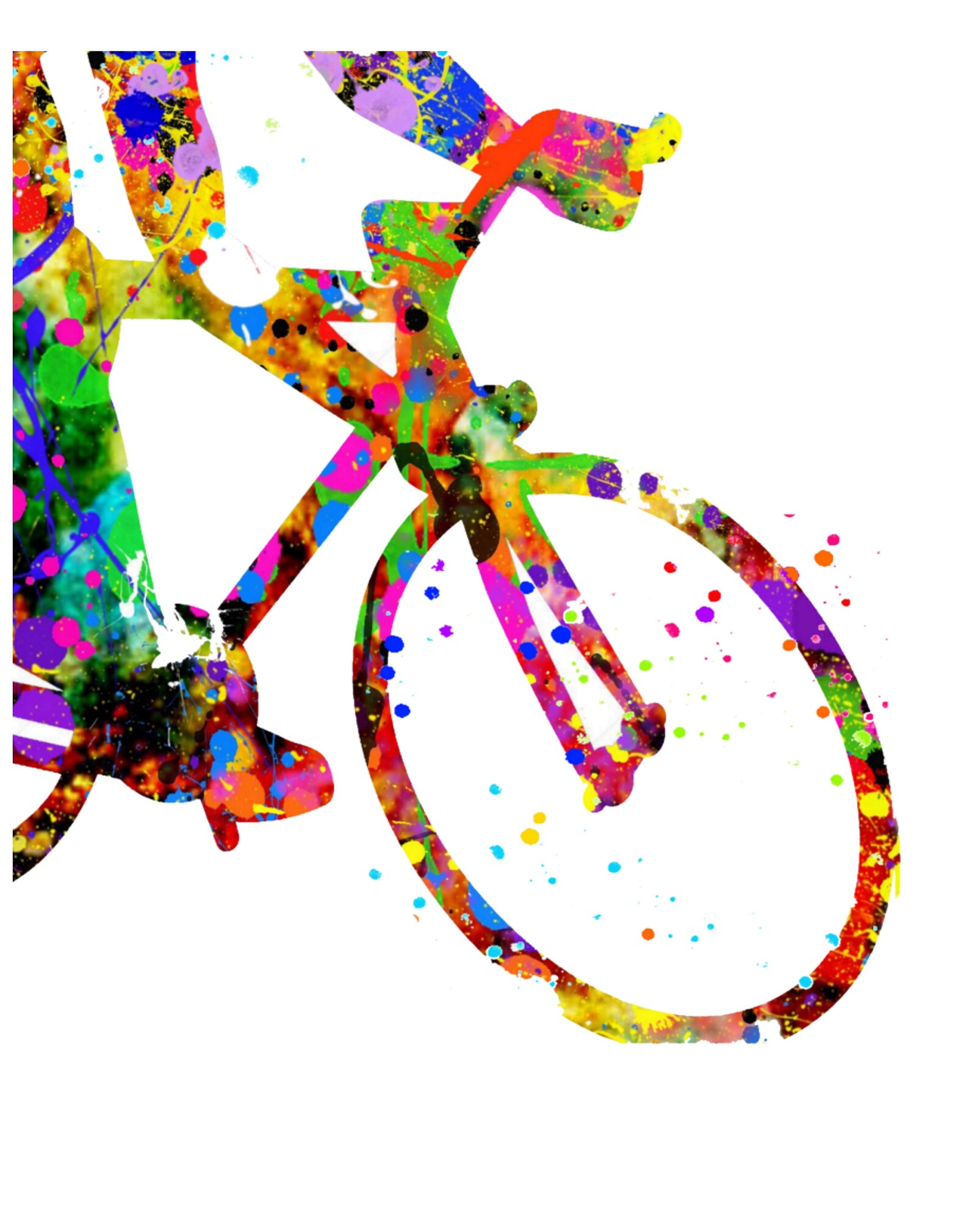 Cycling Art PRINTABLE Cycling Poster Woman Cyclist Gift | Etsy