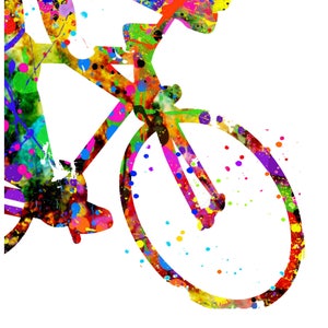Cycling Art PRINTABLE, Cycling Poster, Woman Cyclist Gift, Cycling ...