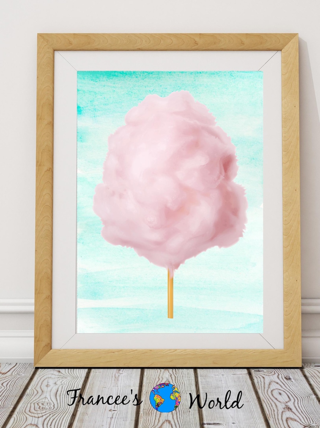 Nursery PRINTABLE, Cotton Candy Print, Girls Room Decor, Cotton Candy ...