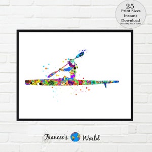 Rowing Art, Rowing Poster, Set of 3 Row Watercolor, PRINTABLE Rowing ...