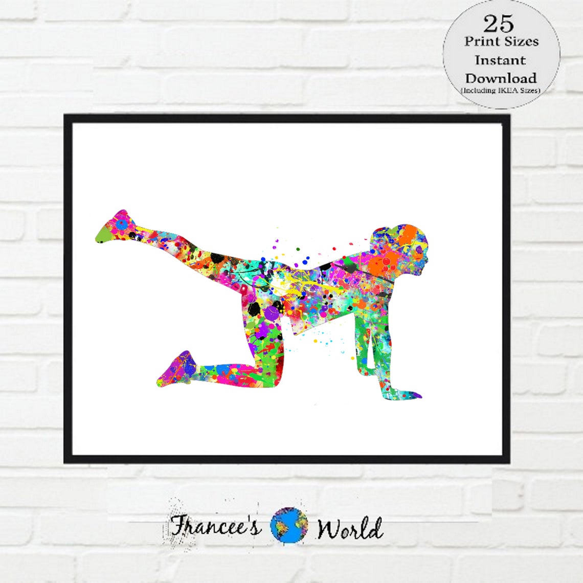 Workout Art Print Exercise Print PRINTABLE Workout - Etsy