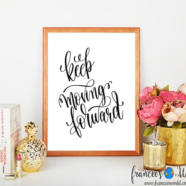 Moving Forward Poster - Etsy