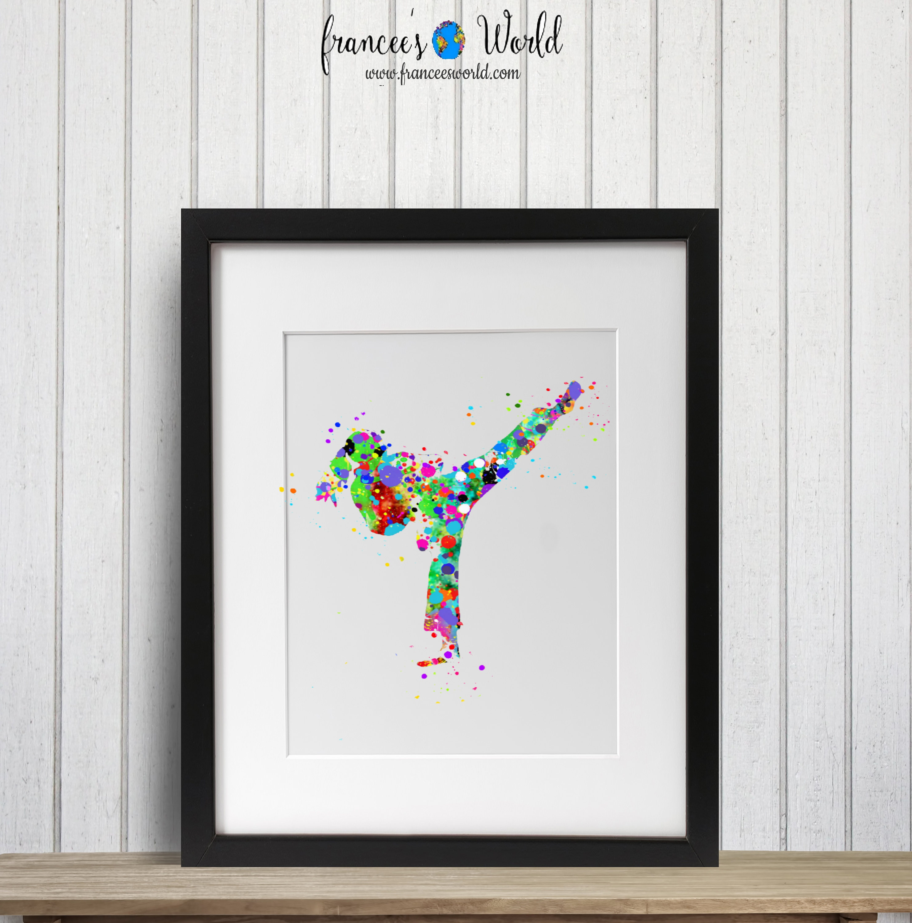 Karate Gift for Girlkarate PRINTABLE Karate Print Girl | Etsy