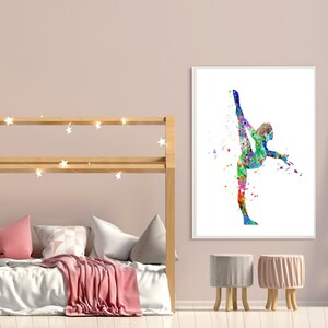 Gymnastics Poster,gymnastic Print,gymnastics Art, Gymnastic Printable ...
