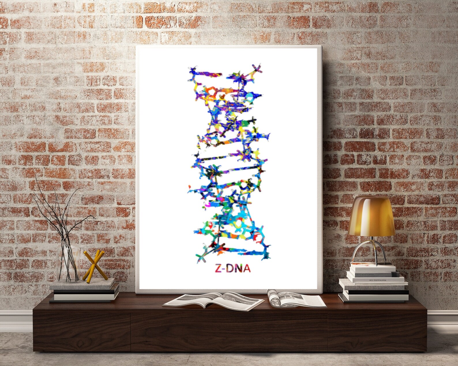 DNA Print DNA A B Z Dna Art PRINTABLE Medical Art Doctor Gift - Etsy