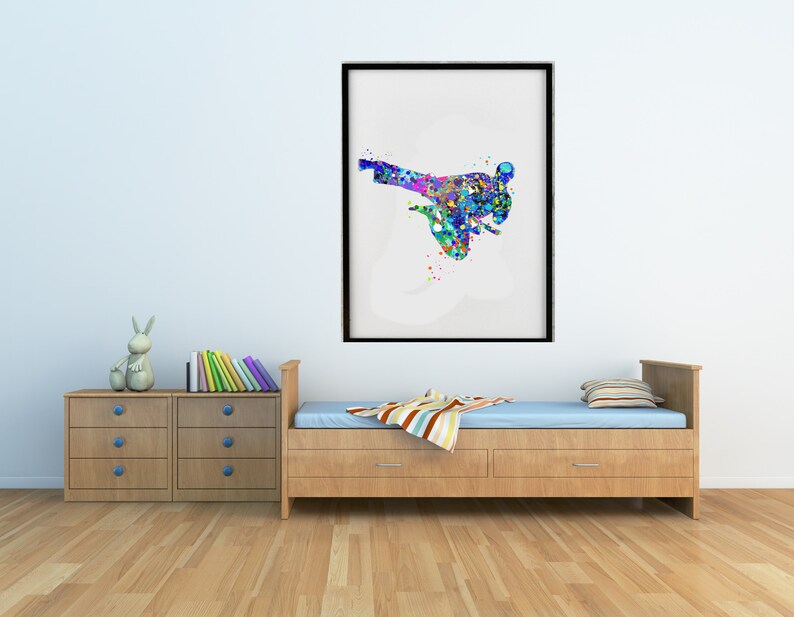 Karate Print for Boy Karate PRINTABLE Boy Teen Gift Karate | Etsy