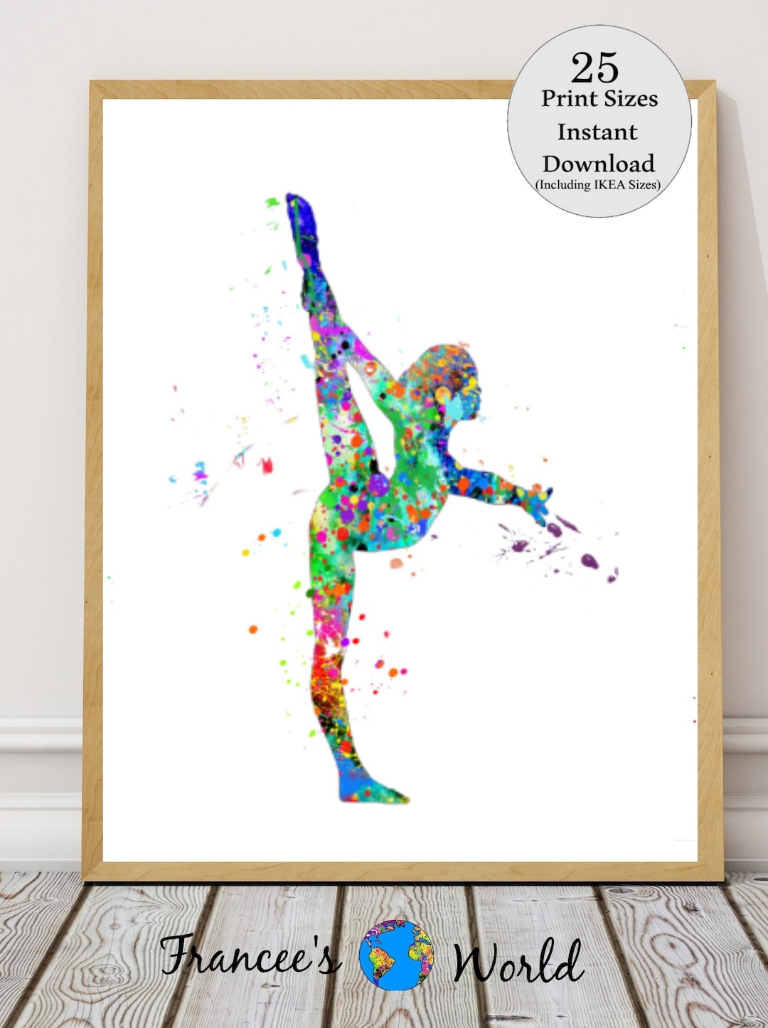 Gymnastics Poster,gymnastic Print,gymnastics Art, Gymnastic Printable ...