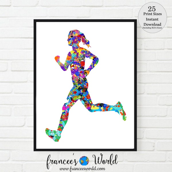 Cross Country Running Poster - Etsy