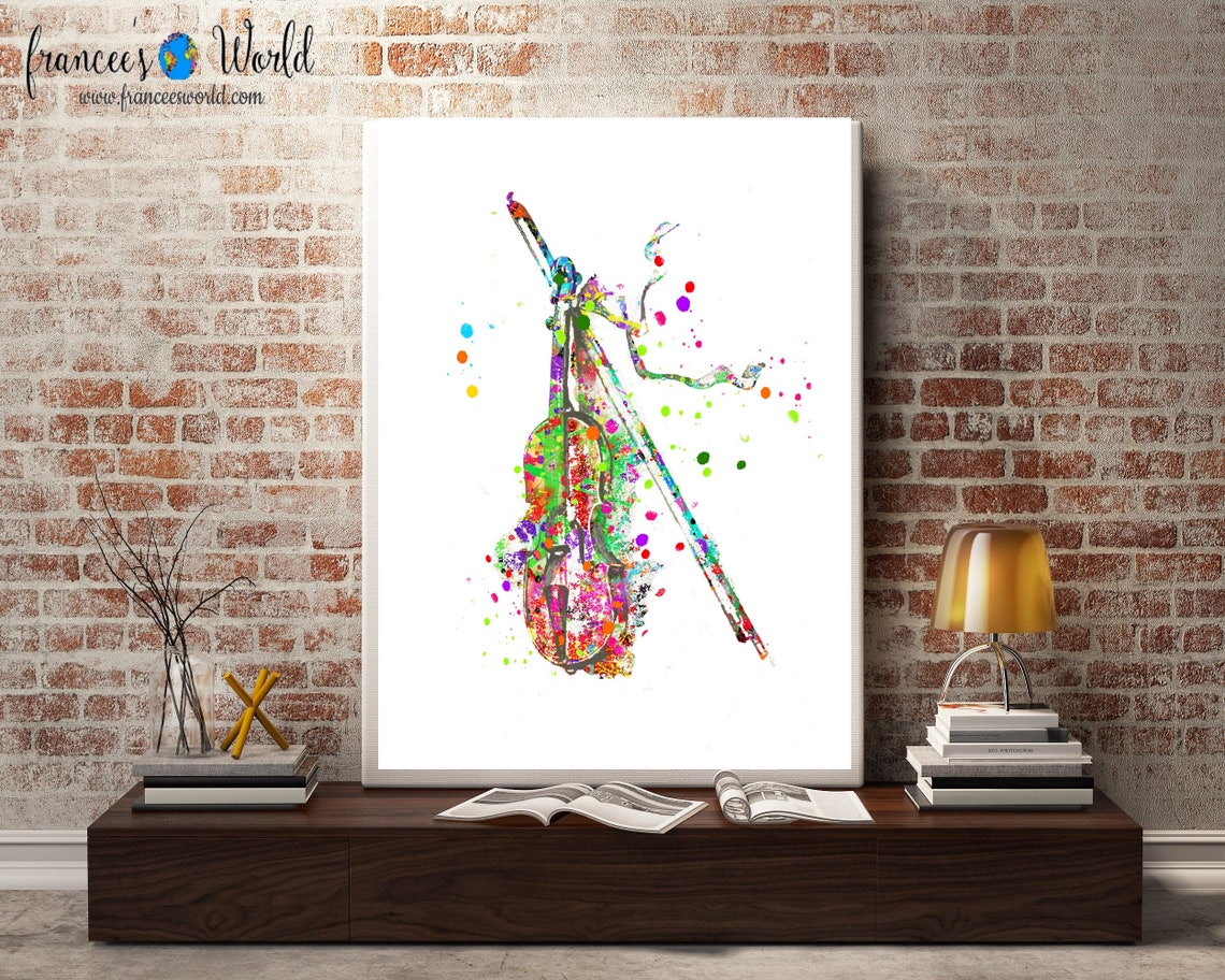 Violin Print Violin Art Music Room Decor Musical Art Vintage - Etsy