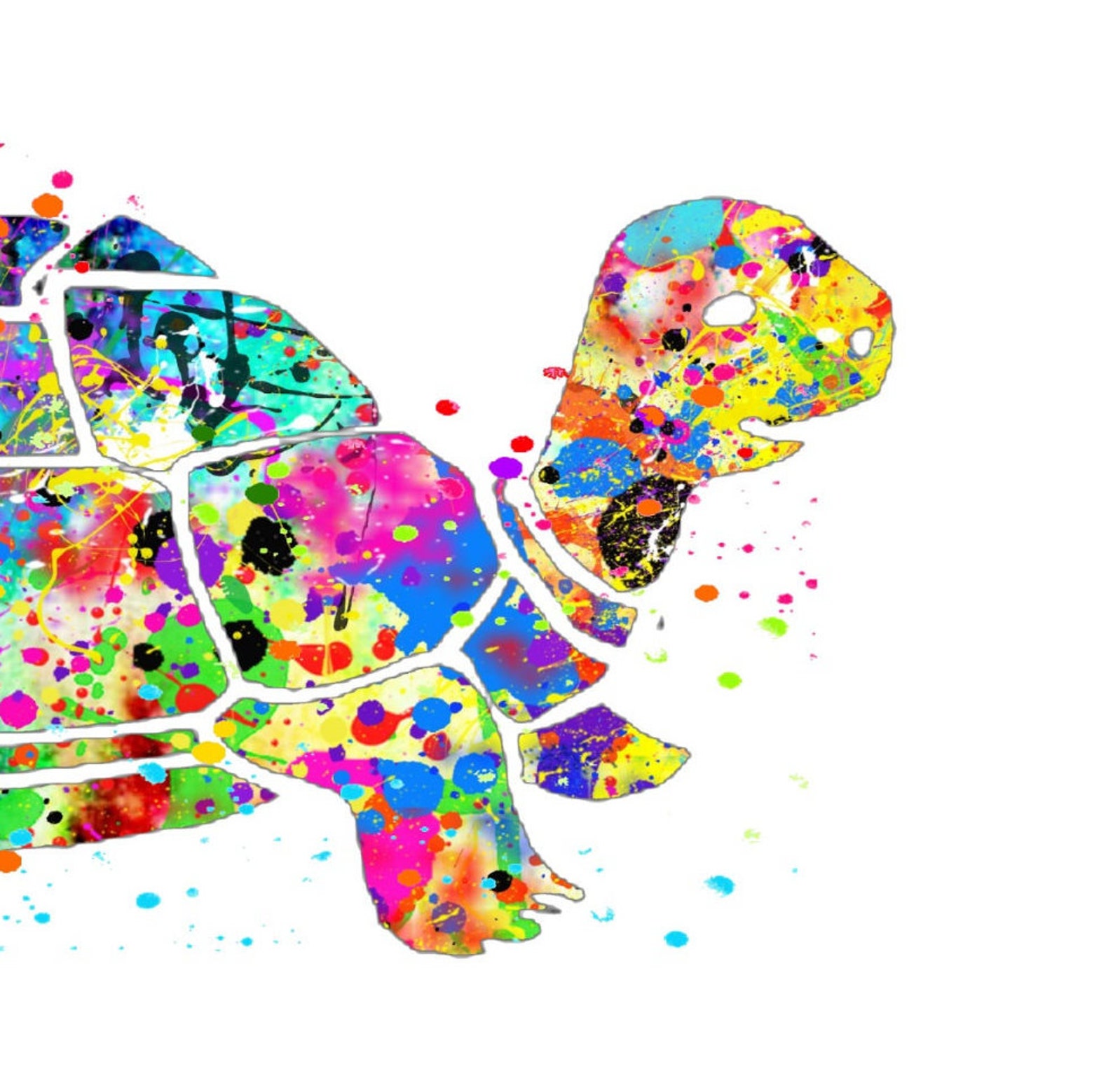 Turtle PRINT Turtle PRINTABLE Turtle Wall Art Turtle Gift | Etsy