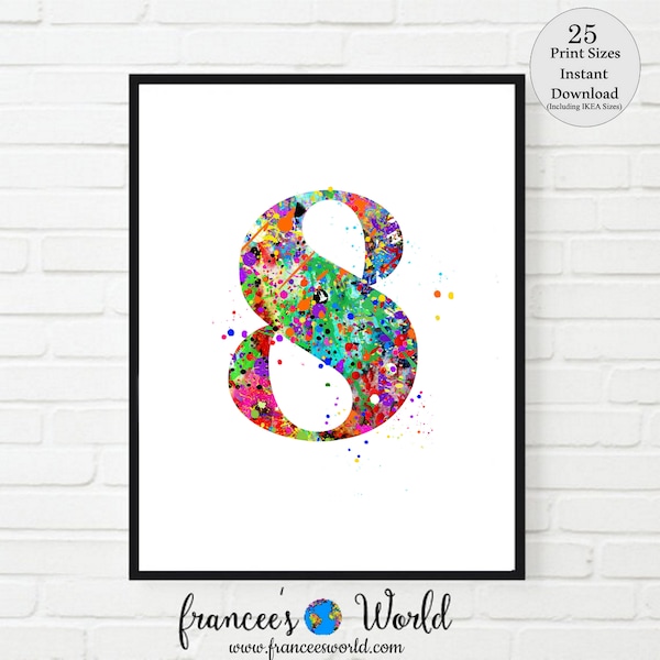 Watercolor by Number - Etsy