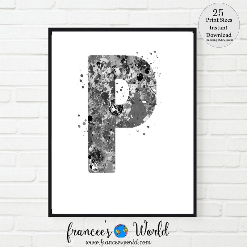 Letter P Print - Etsy