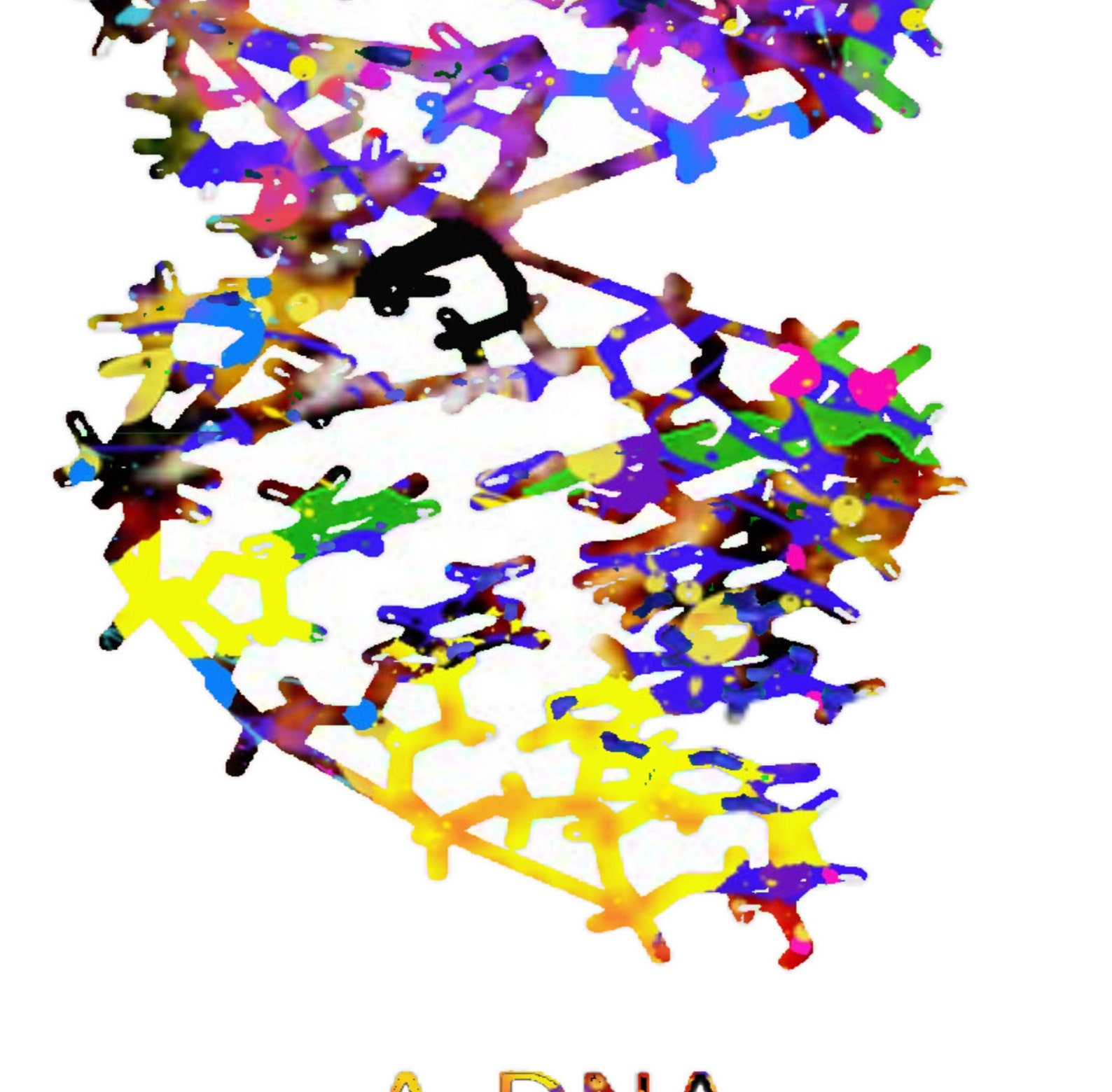 DNA Print DNA A B Z Dna Art PRINTABLE Medical Art Doctor Gift | Etsy