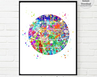 DIGITAL FILE Custom Sports Tournament Sign Volleyball Ball Door Hanger ...