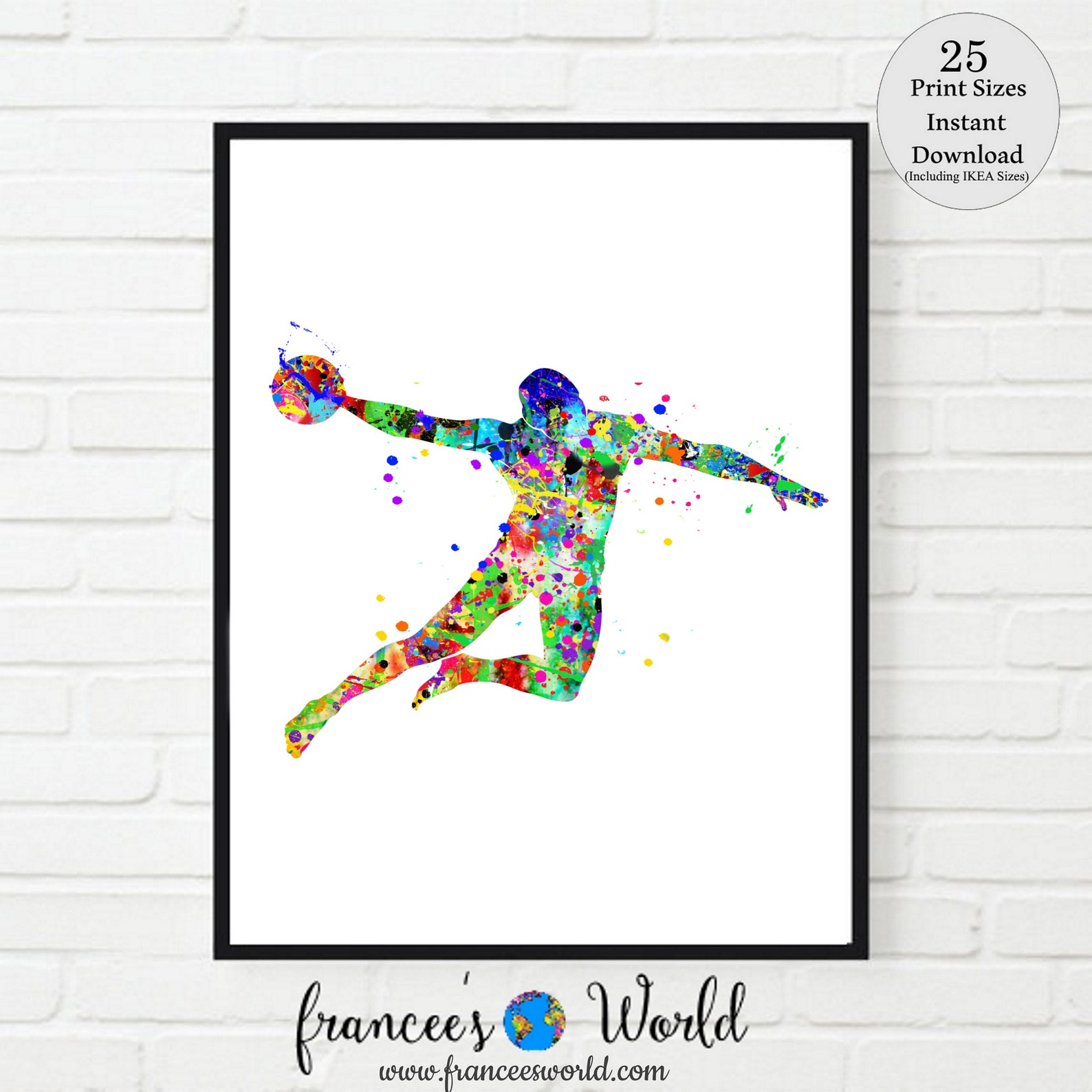 Water polo print Waterpolo art Printable Set of 3 | Etsy