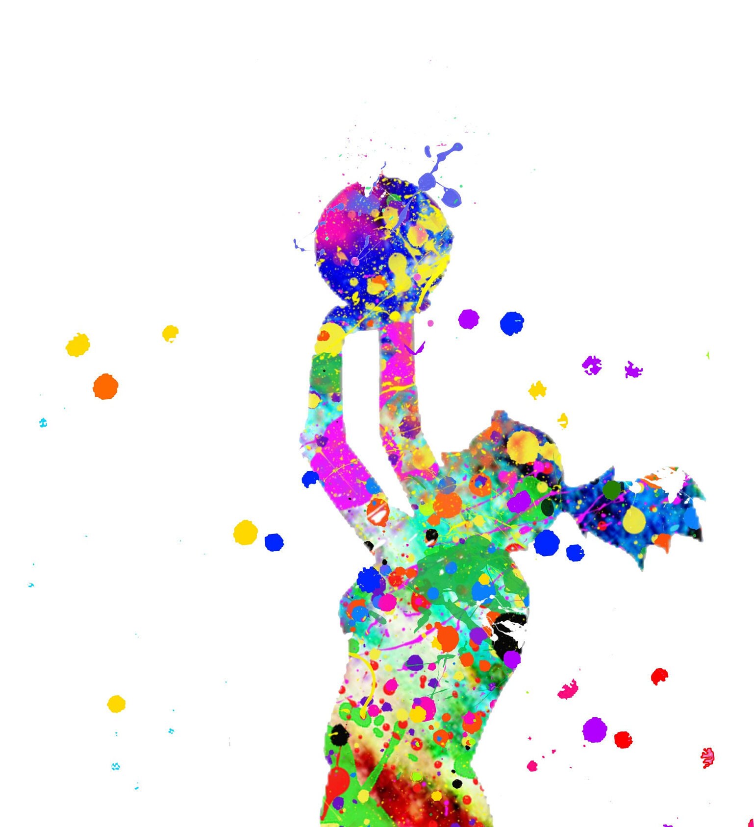 Girl Basketball PRINT Basketball PRINTABLE Art Basketball - Etsy