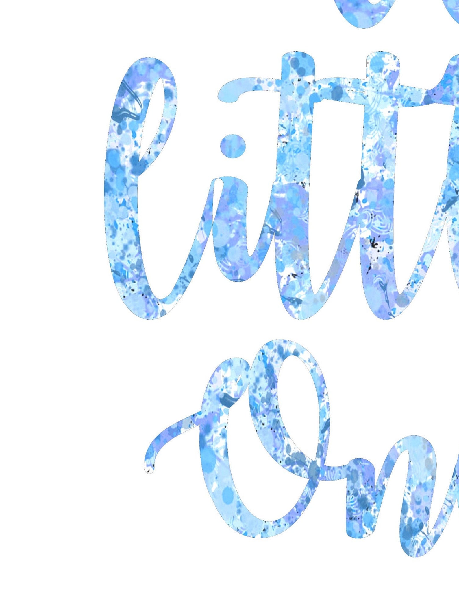 HELLO LITTLE ONE Print nursery printable baby shower gift blue | Etsy